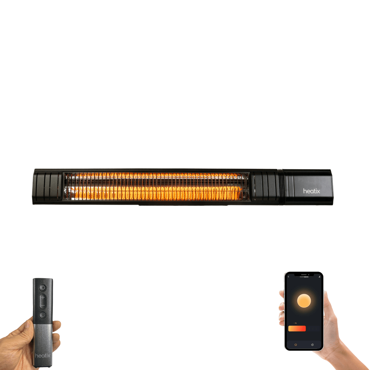 Heatix Slimme Wand Terrasverwarmer 2500W | Terrasheater ...